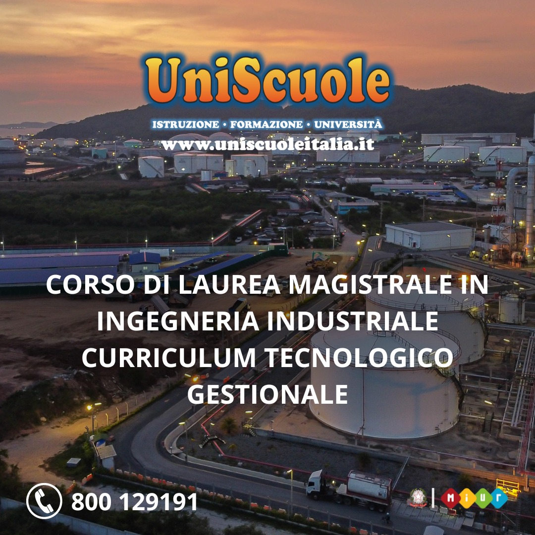 Corso di Laurea Magistrale in Ingegneria Industriale curriculum Tecnologico Gestionale (LM-33 ...