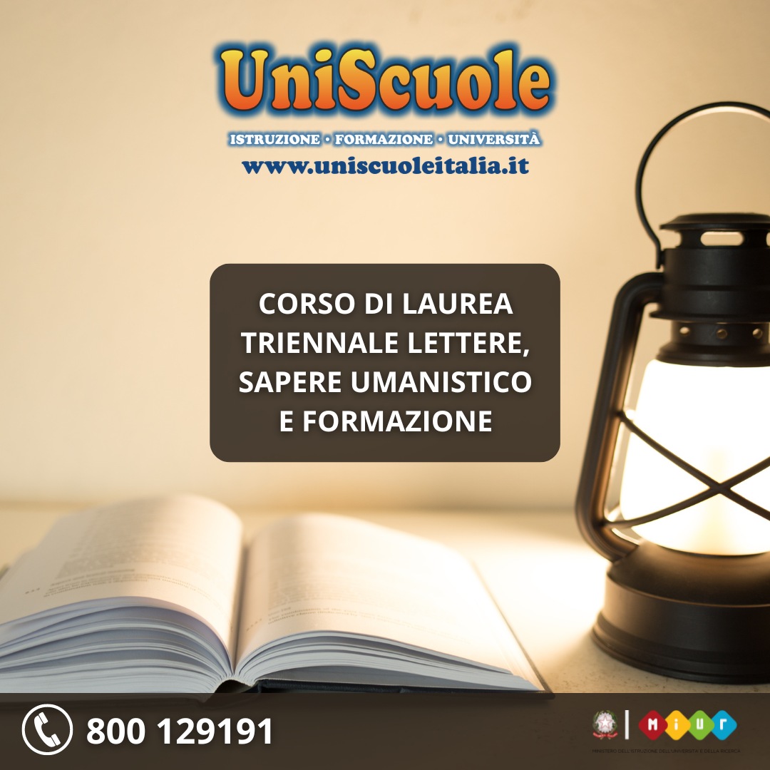 Corso di Laurea Triennale in Lettere, Sapere Umanistico e Formazione curriculum statutario (L-10 ...